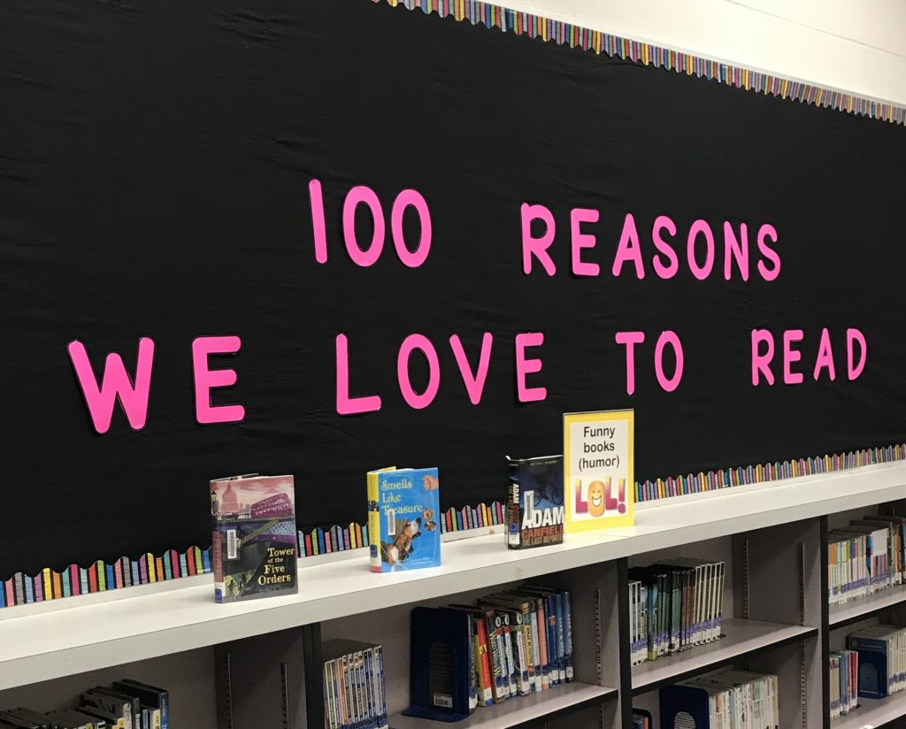 Valentine Library Center and Bulletin Board - Library Learners