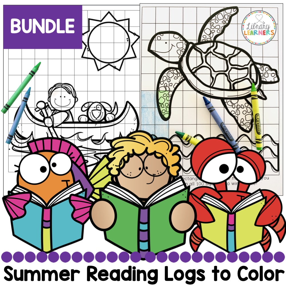 Summer Reading Logs Color Bundle Square Cover JPG.001 - Library Learners