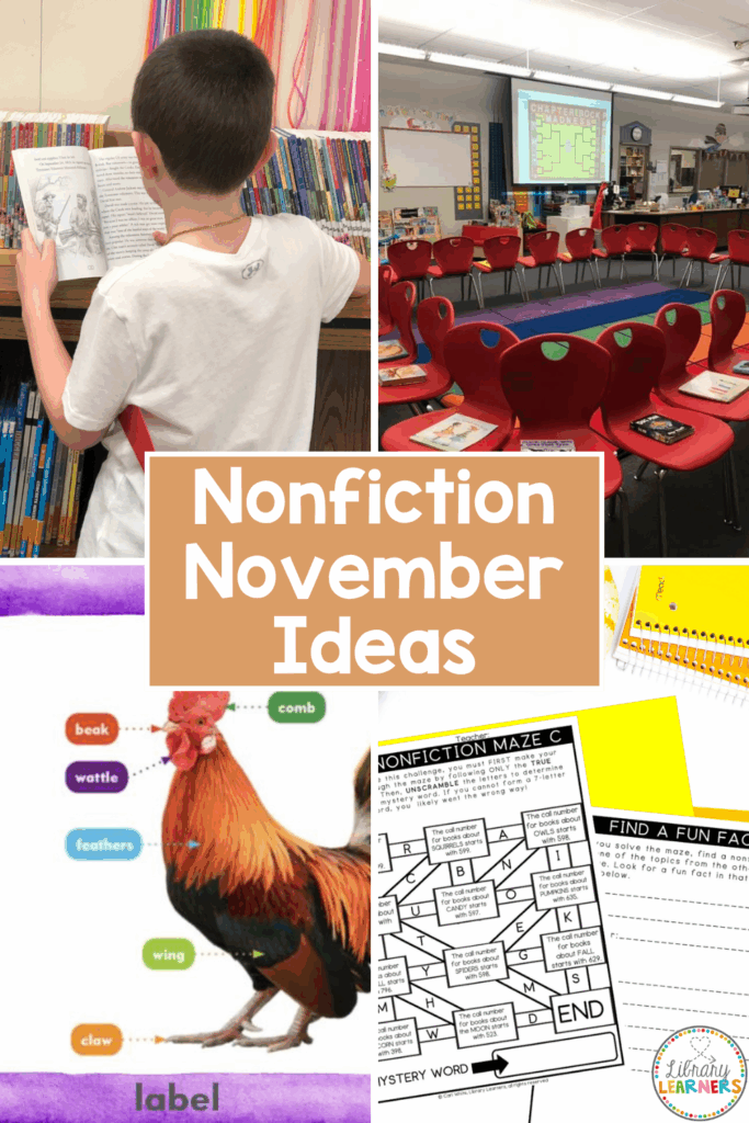 Nonfiction November Ideas for your Elementary School Library - Library ...