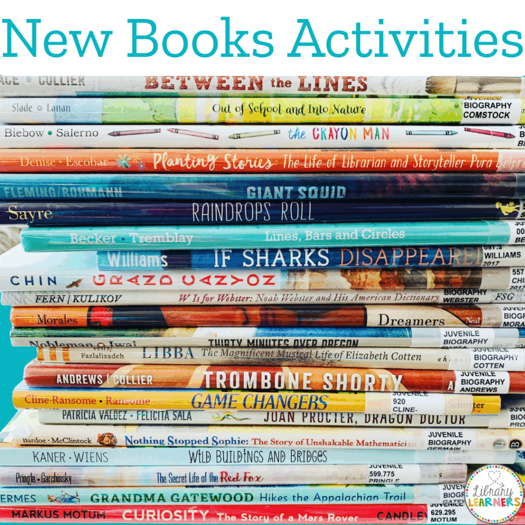 16 School Library Activities for New Books - Library Learners