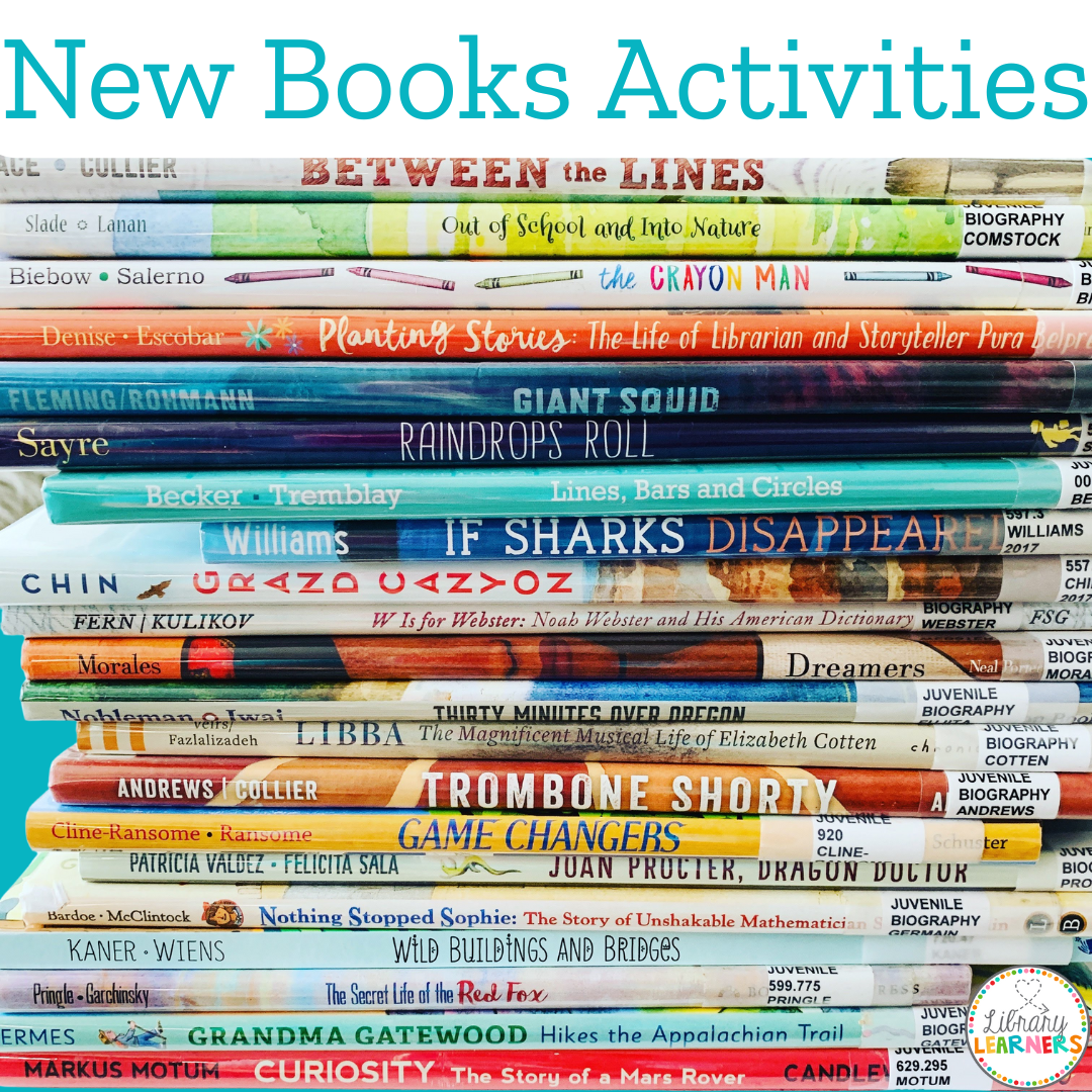 16 School Library Activities for New Books - Library Learners
